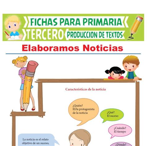 Ideas Y Personajes En Un Texto Para Tercer Grado De Primaria