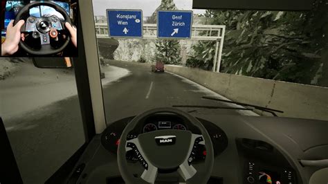 Fernbus Coach Simulator Innsbruck Hohenschwangau Logitech G29