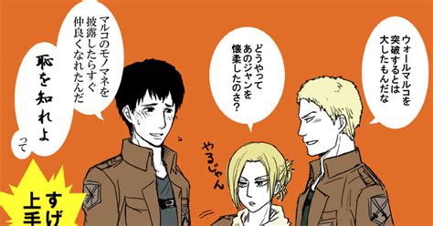ベルジャンaot ベルジャン チロルのマンガ マルジャンaot あったり～ 進撃の腐人1000users入り Pixiv