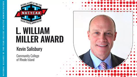 Kevin Salisbury Named L William Miller Award Recipient National