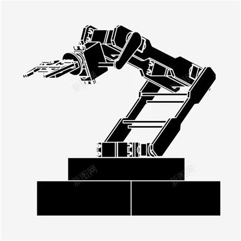 机械臂未来工业图标 设计图片 免费下载 页面网页 平面电商 创意素材 花瓣网