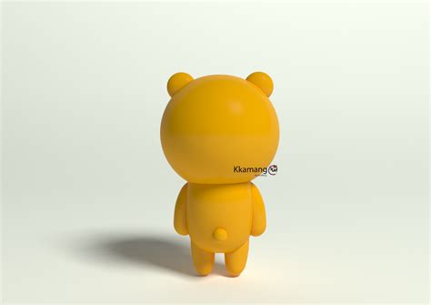 카카오 라이언 캐릭터 3d 모델링 3d 캐릭터·피규어 포트폴리오 크몽