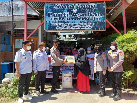 Peduli Polri Jelang HUT Bhayangkara Ke 76 Polres Gorontalo Kota