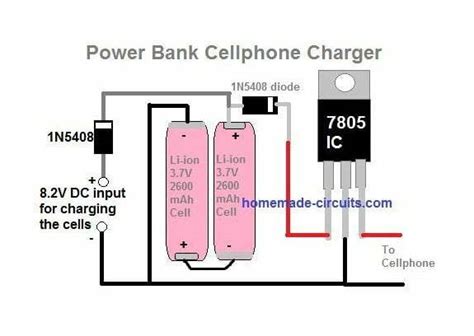 Power Bank Circuit Schematic Diagram