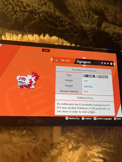 I Caught A Shiny Zigzagoon R Pokemonswordandshield