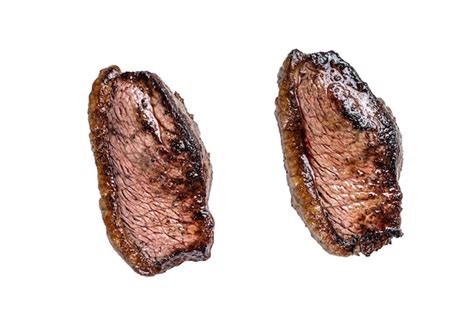 Premium Photo Grilled Top Sirloin Cap Or Picanha Steak Isolated On