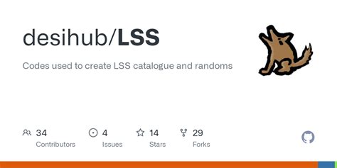 GitHub Desihub LSS Codes Used To Create LSS Catalogue And Randoms