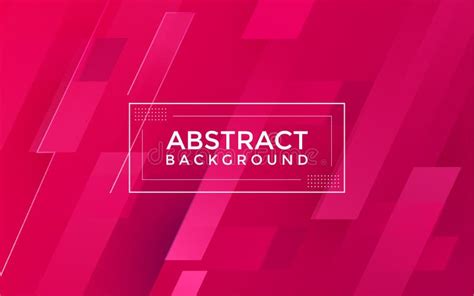 Abstract Dynamic Pink Geometric Shapes Background Stock Vector