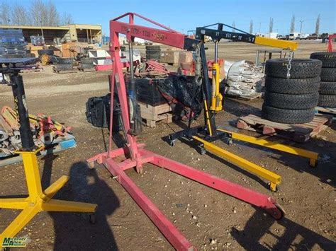 2 Ton Foldable Engine Crane Michener Allen Auctioneering Ltd