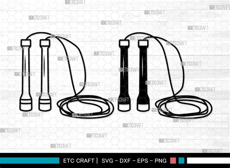 Skipping Rope Svg Rope Silhouette Graphic By Pixel Elites · Creative