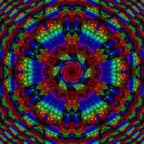 Mandala Wave Particle Timothy Helgeson Geometric Pattern Wallpaper