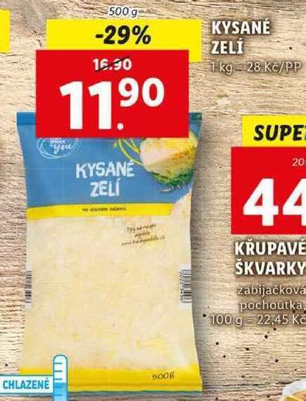 Kysané zelí 500 g nabídky v Lidl