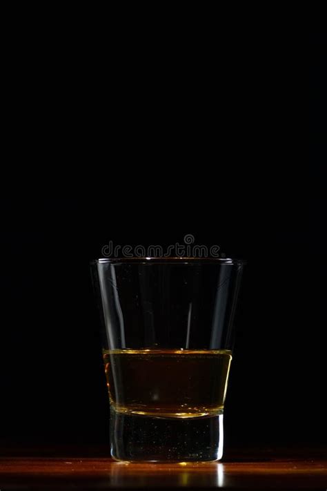 Whiskey Glass On Black Stock Image Image Of Whiskey 66860635