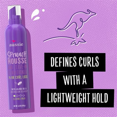 Sprunch Mousse And Leave In Conditioner For Curly Hair Aussie