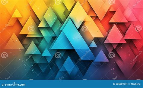 Abstract Geometric Triangle Pattern Stock Illustration Illustration Of Composition Texture