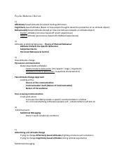 Understanding Attitudes A Comprehensive Midterm Review Guide Course Hero