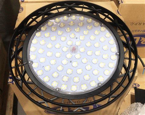 Luminária Led Ufo High Bay Galpão Industrial 200w Real
