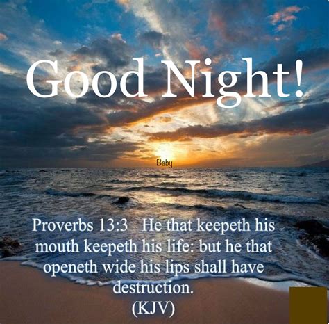 Good Night Good Night Bible Verse Good Night Prayer Bible Verses