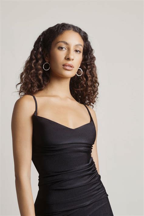 Burgundy Slit Dress Sexy Maxi Dress Cowl Neck Dress