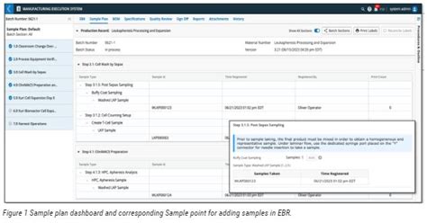 L7esp™ Manufacturing Execution System Mes Sample Plans Sample Points And Dynamic
