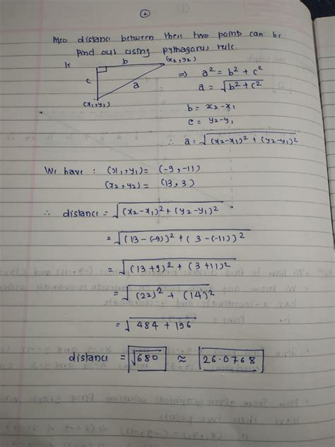 Solved Which Graph Could Be Used To Find The Distance Between The
