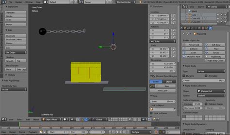 Simple Rigid Body Simulation Animation Not Working Blender Stack Exchange