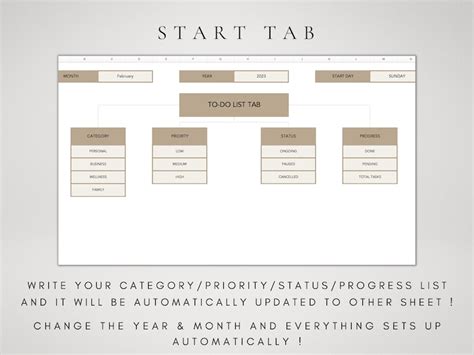 Task Tracking Spreadsheet Excel To Do List Spreadsheet Excel Etsy