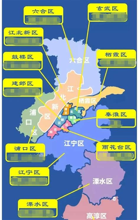南京各个区分布图 南各区分布图 南市各区分布图 大山谷图库