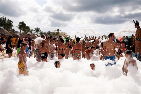 Cancun Temptation Resort Foam Party Foam Party Iberostar Cancun