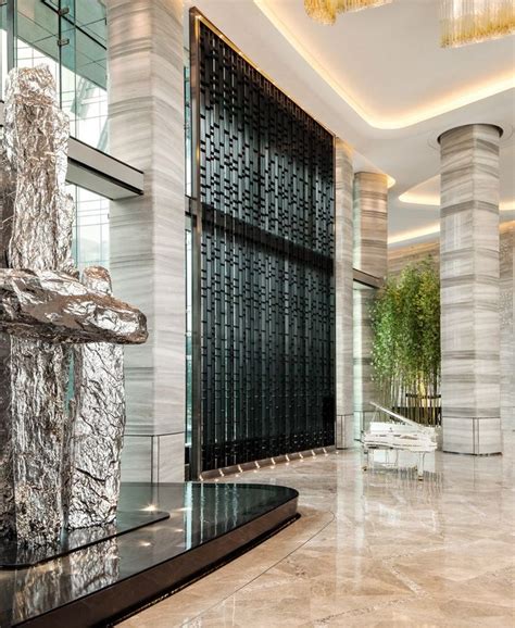 HBA 深圳前海华侨城JW万豪酒店设计 设计腕儿腕儿案例 Hotel interior design Modern column