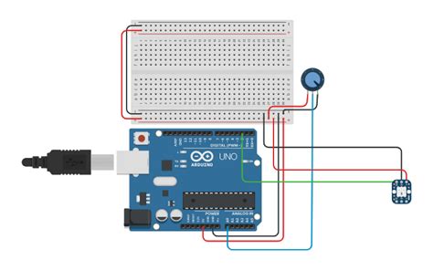 Circuit Design Humidity Sensor Tinkercad