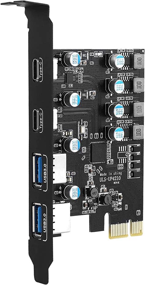 Up4210 4 Ports Pci E To Usb 30 Expansion Card 113119144419 Amt
