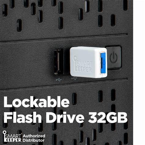 Lockable Flash Drive USB Flash Drive GB Lock Into The Port Physically SMARTKEEPER