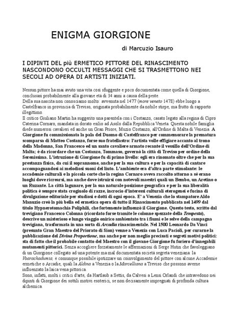 Giorgione Pdf