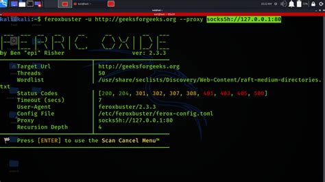 feroxbuster recursive content discovery tool in kali linux