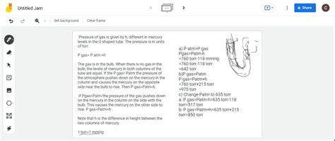 SOLVED A Diagram For An Open Tube Manometer Is Shown Below If The