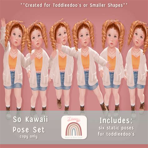 Second Life Marketplace Lovey So Kawaii Pose Set