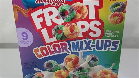 NEW FROOT LOOPS COLOR MIX UPS CEREAL REVIEW WHAT S UP WEDNESDAY