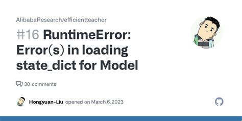 Runtimeerror Error S In Loading State Dict For Model Issue