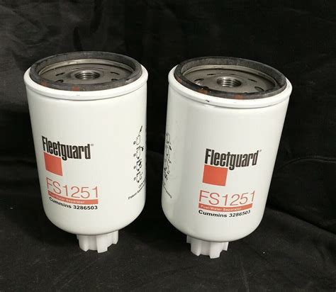 Cummins Fuel Filter Cross Reference At Russell Stinson Blog