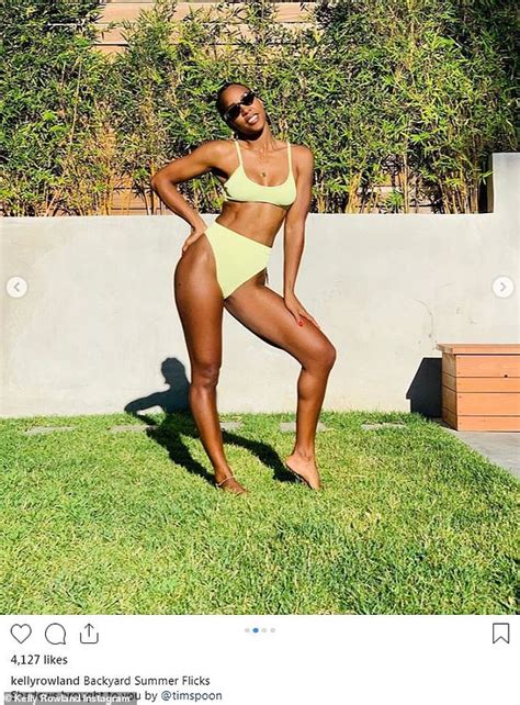 Kelly Rowland 38 Is A Hot Mama As She Flaunts Her Bikini Body Daily