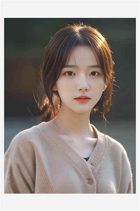 Ai数字艺术摄影风清纯美女 众图网 花瓣网