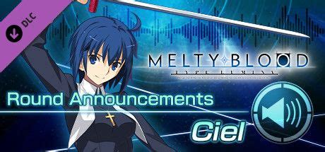 Melty Blood Type Lumina Ciel Round Announcements MobyGames