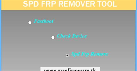 SPD FRP Remover Tool By Sun Light Mobile
