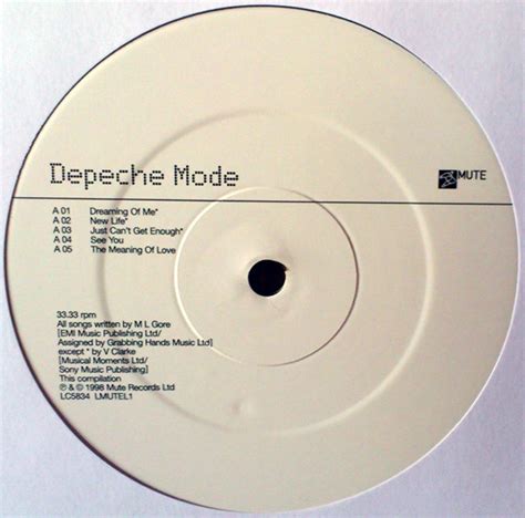 Depeche Mode The Singles 81 85 1998