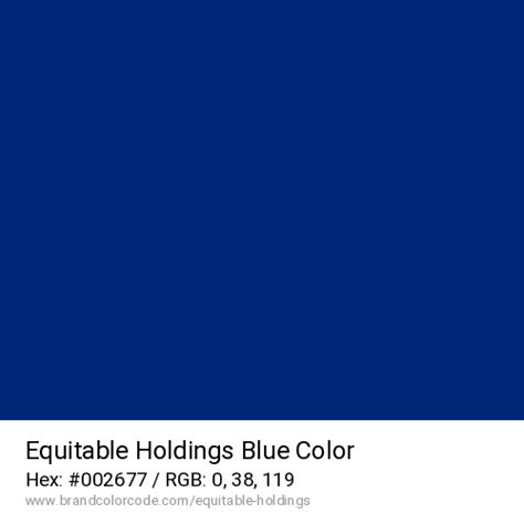 Equitable Holdings Brand Color Codes