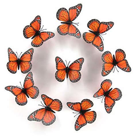 Getuscart Butterfly Wall Decals 3d Butterflies Removable Mural