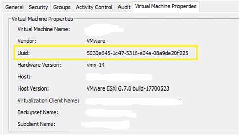 Query Regarding VM UUID Community