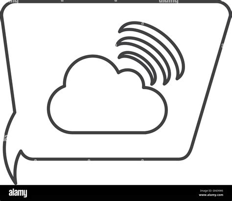 Cloud Computing Service Icon Stock Vector Image And Art Alamy