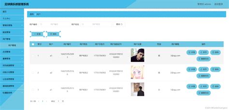 34基于springboot Vue实现的前后端分离 足球俱乐部管理系统（项目 论文） Csdn博客